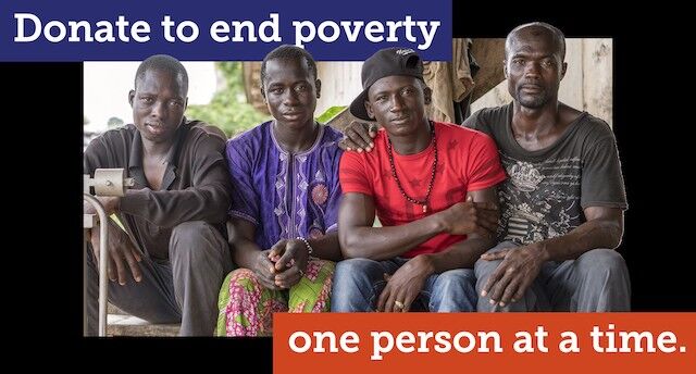 Donate via sms to end poverty - TechnoServe